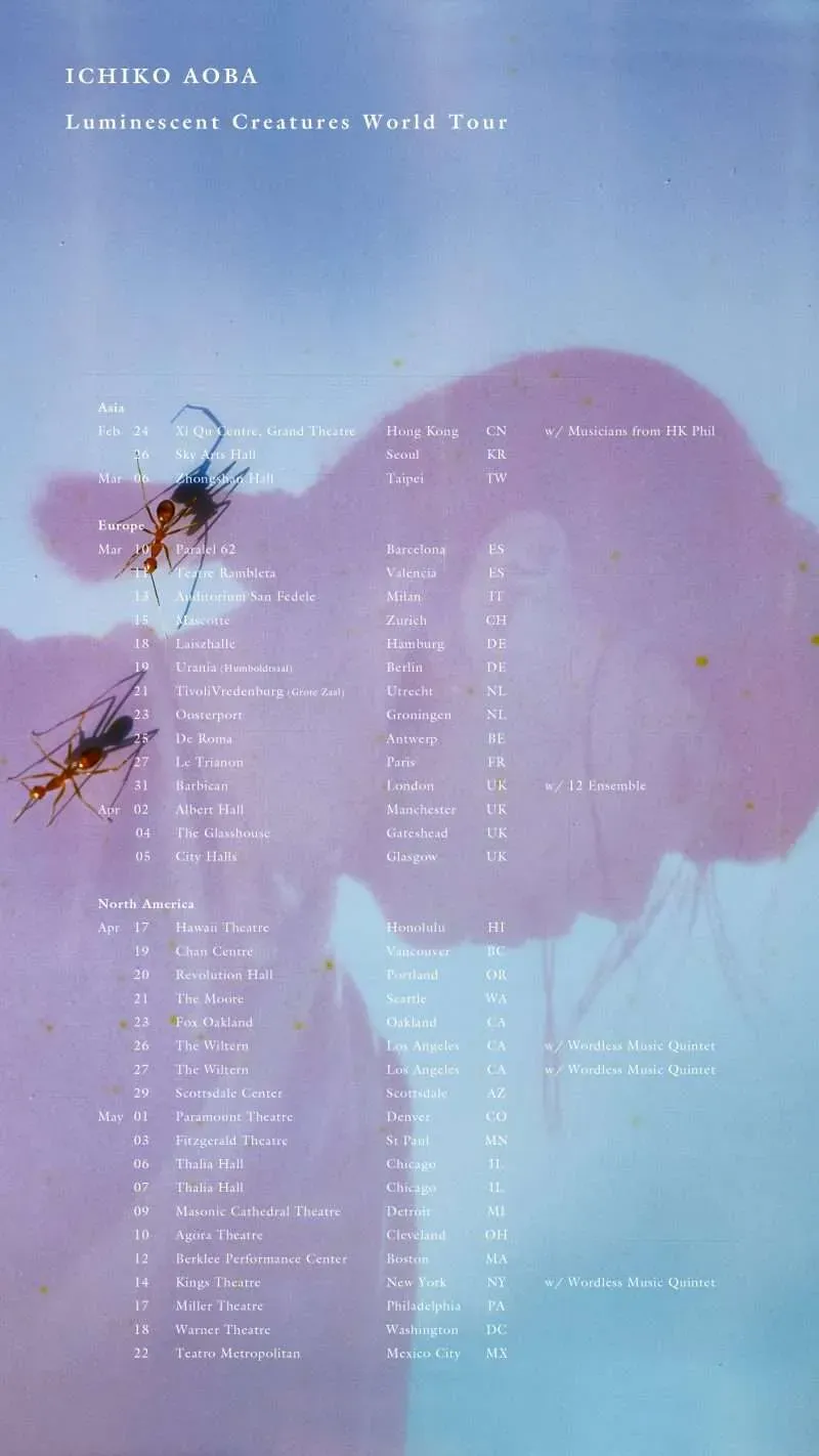 Ichiko Aoba London Tickets at London Royal Albert Hall on 31st March, 2026