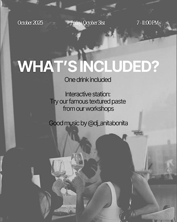 Halloween Art Social Night at Atelier 758, Vancouver on 31st October, 2025