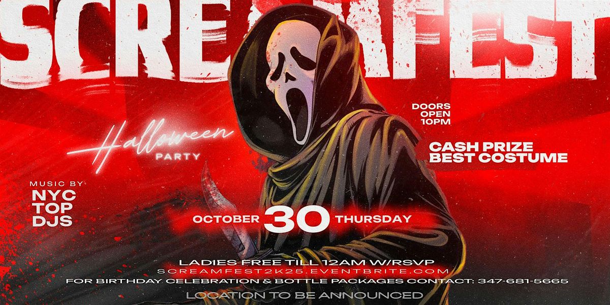 SCREAM FEST on 30th October, 2025