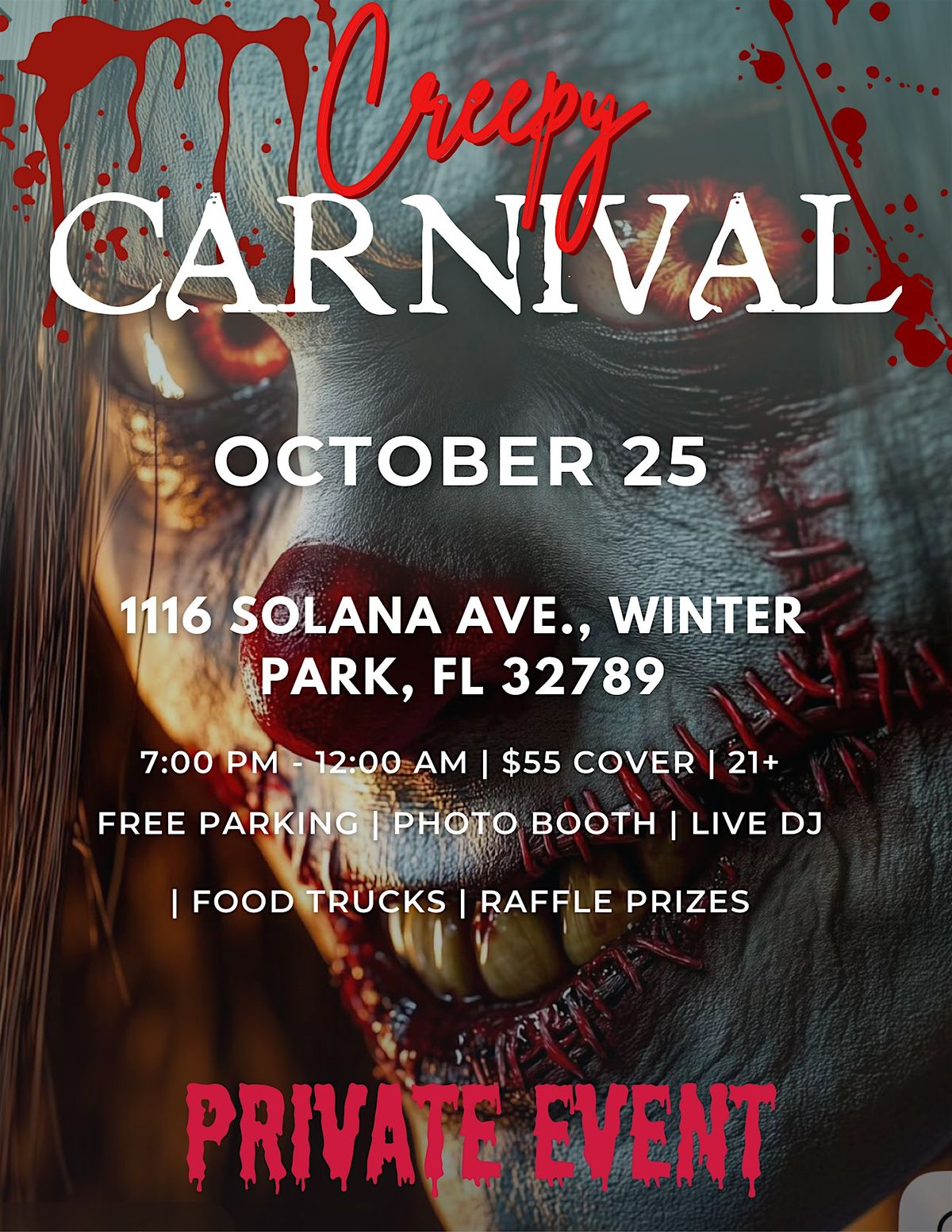 Creepy Carnival-- Halloween Party at 1116 Solana Ave, Winter Park on ...