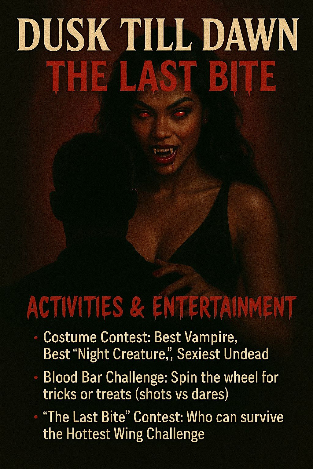 Dusk Till Dawn - The Last Bite at Ocotillo Event Center, Sierra Vista on 31st October, 2025