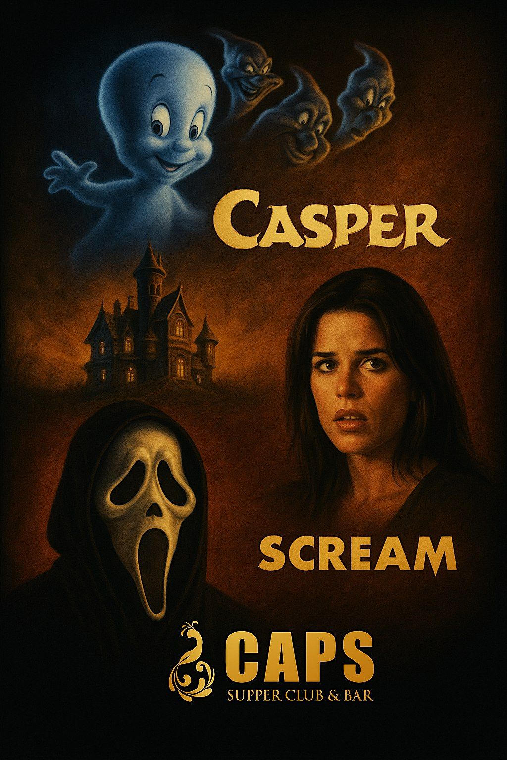 Halloween Movie Night at CAPS at CAPS Supper Club & Bar, Houston on ...