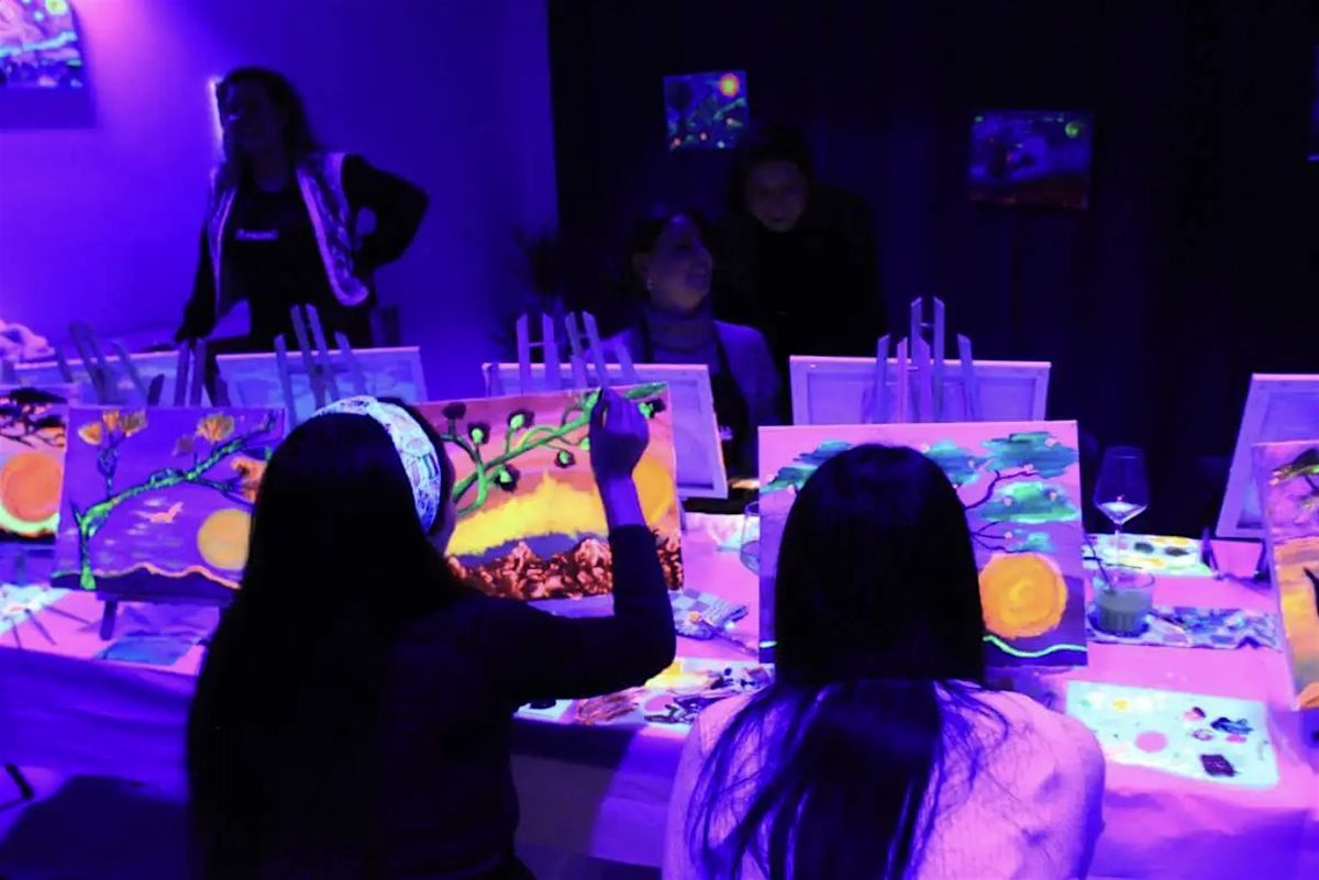 Glow In The Dark Paint & Sip | Who Goes There, Los Angeles, CA ...