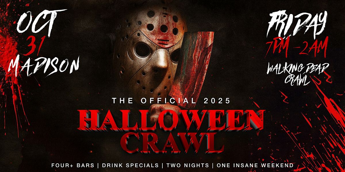 Walking Dead Halloween Pub Crawl Madison 2025 at TBA, Madison on 31st ...