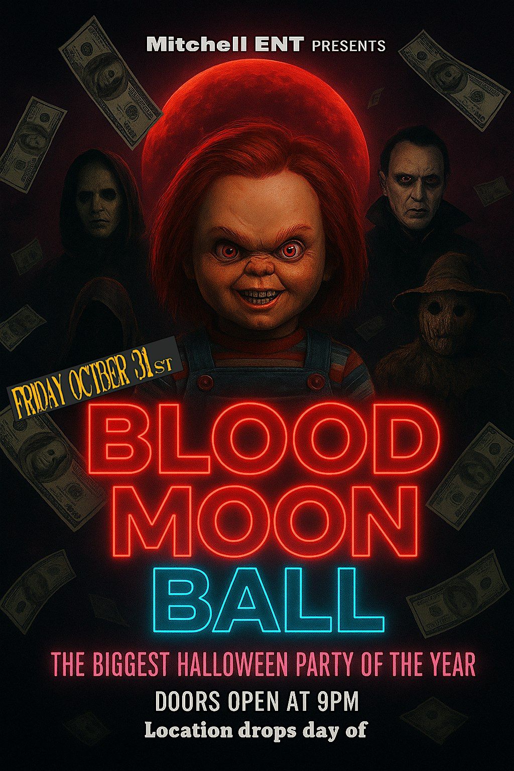 Blood Moon Ball on 31st October, 2025