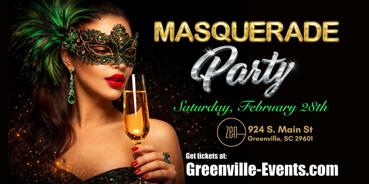 Masquerade Dance Party 2026 at Zen - An elegant space for hire ...